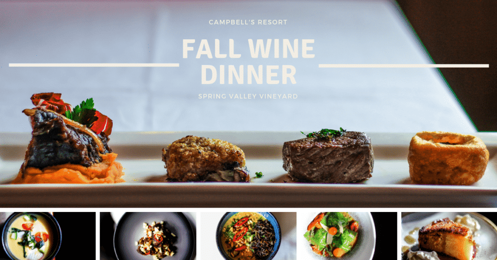 Fall Wine Dinner - Campbell's Resort